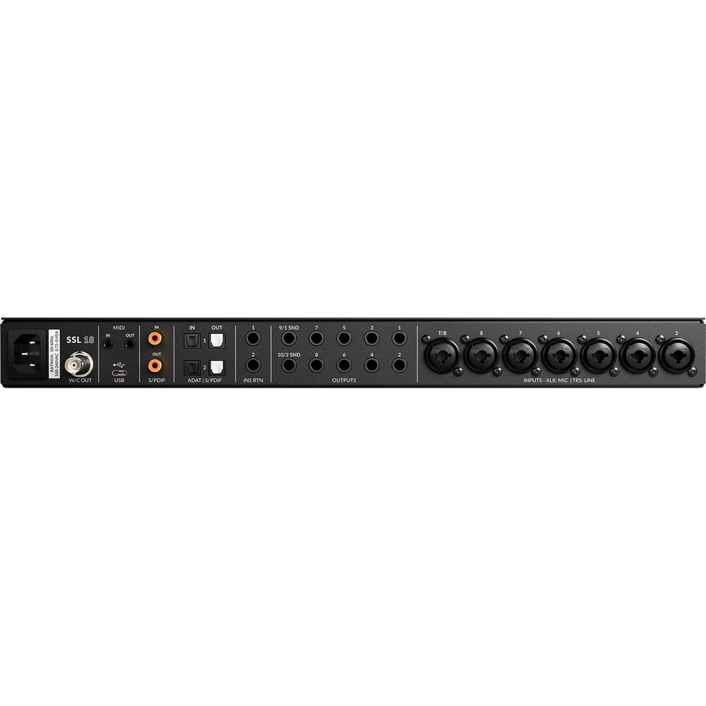 Solid State Logic SSL 18 USB-C Audio/MIDI Interface - Pro Audio